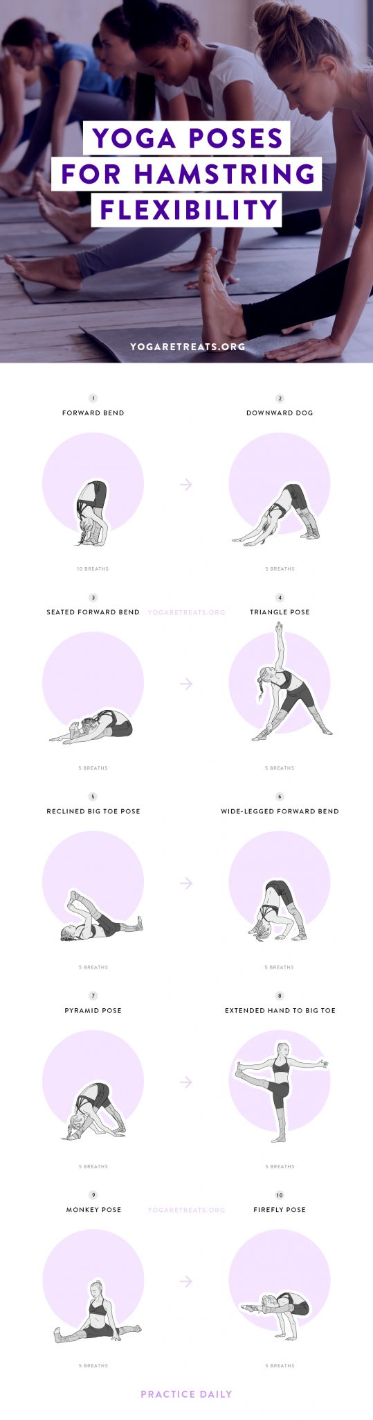 Practice These 10 Yoga Poses for Tight Hamstrings & to Gain Flexibility ...